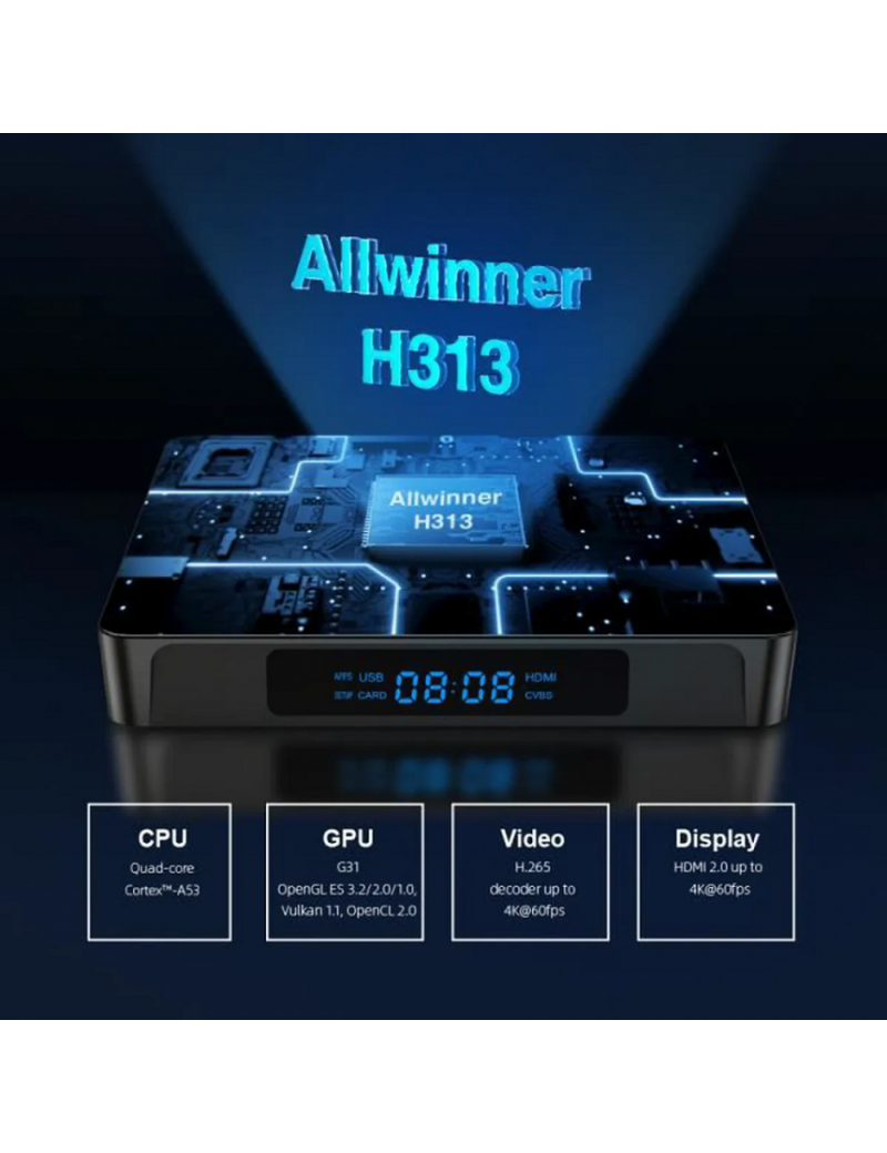 BOX ANDROID WINBOX PRO 2Gb RAM 16Gb ROM 6K