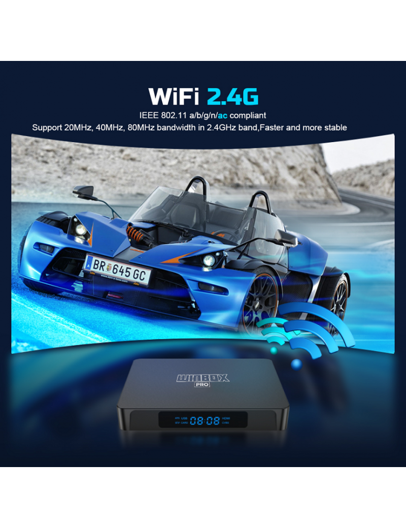 BOX ANDROID WINBOX PRO 2Gb RAM 16Gb ROM 6K