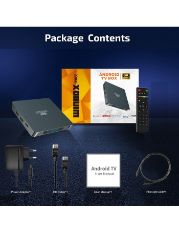 BOX ANDROID WINBOX PRO 2Gb RAM 16Gb ROM 6K
